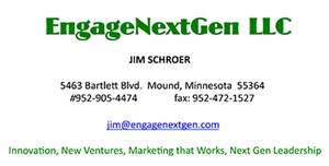 James C. Schroer | EngageNextGen LLC Minnesota 55374